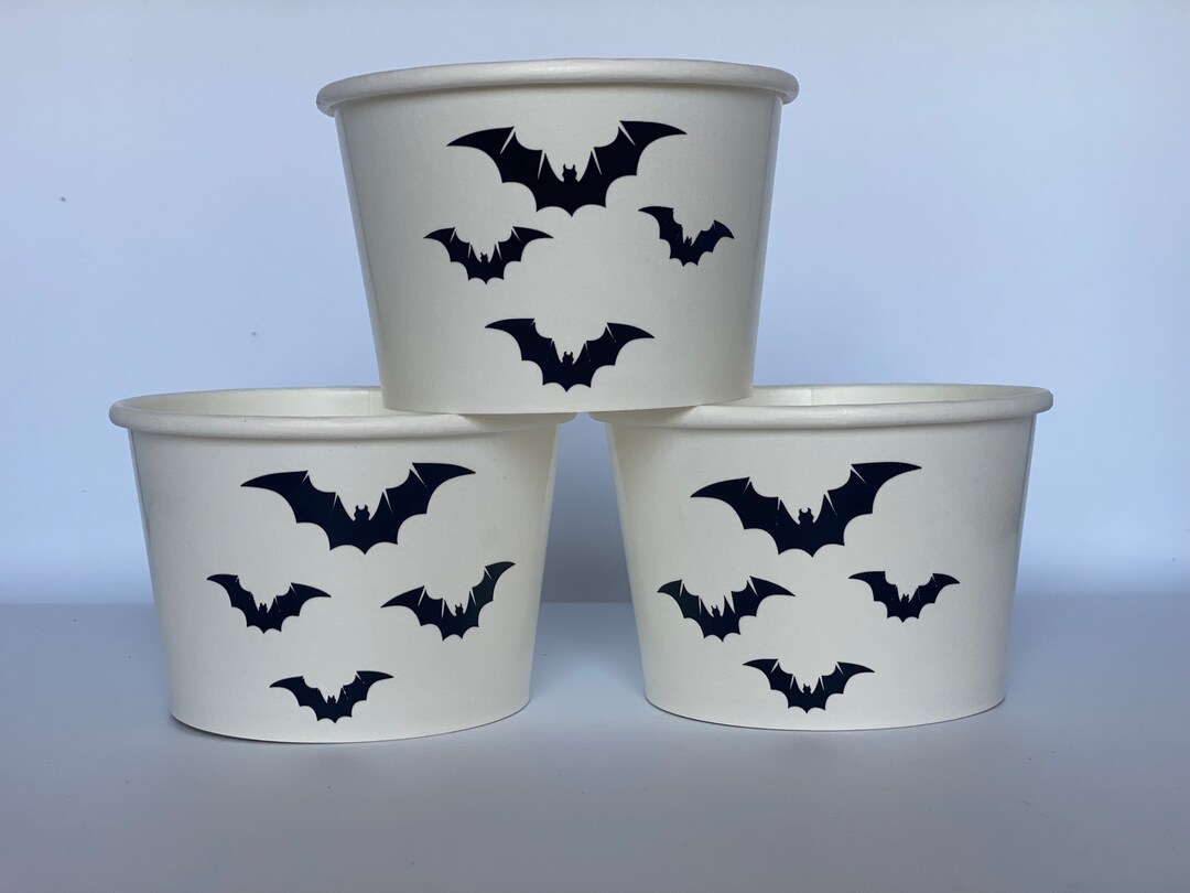 Bat Party Cups, Halloween Party Snack Cups, Spooky, Scary, School Party ...