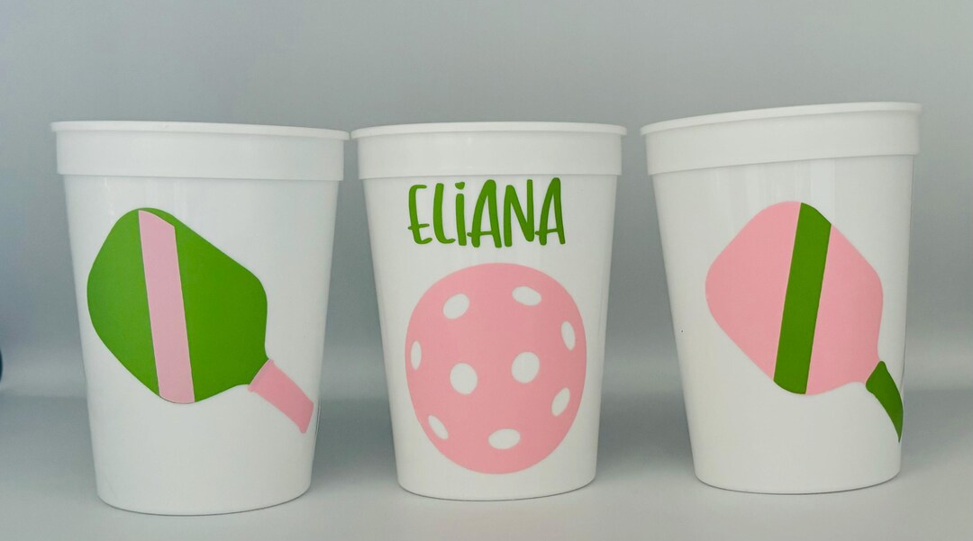 Pickleball Party Cups, Pickleball Birthday Party, Pickleball Party ...