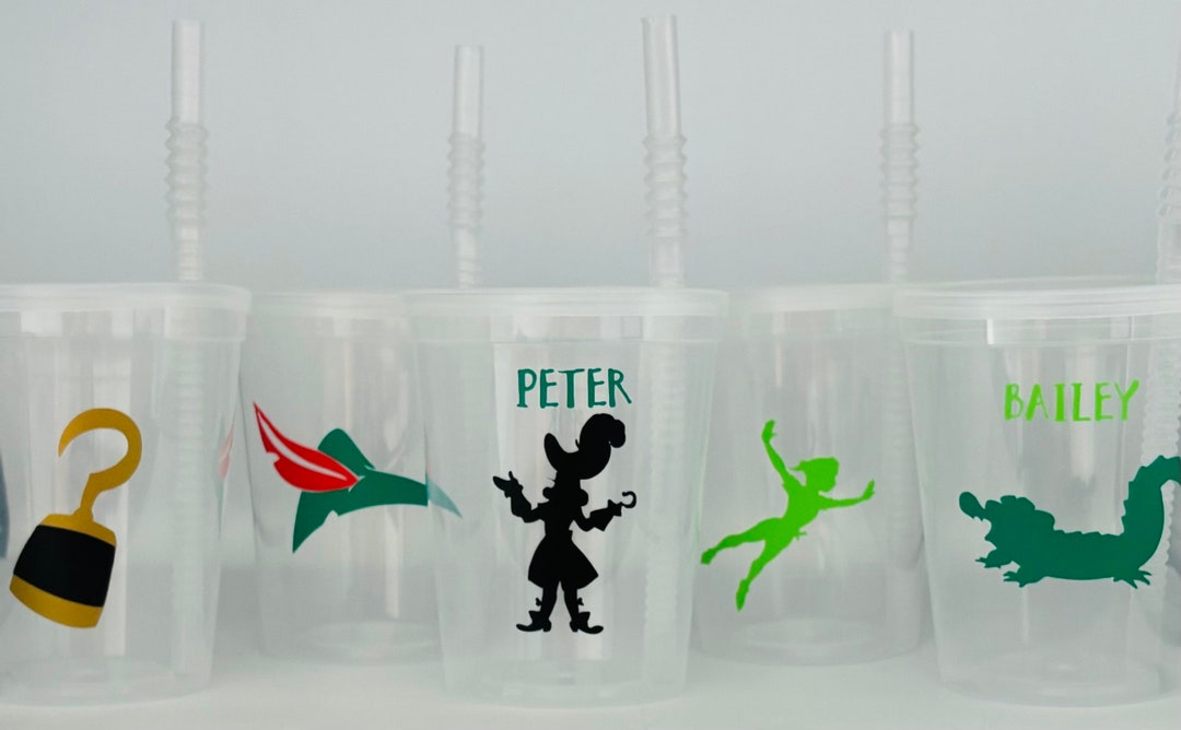 Peter Pan Party Snack Cups, Peter Pan Birthday Party Snack Cups, Peter ...