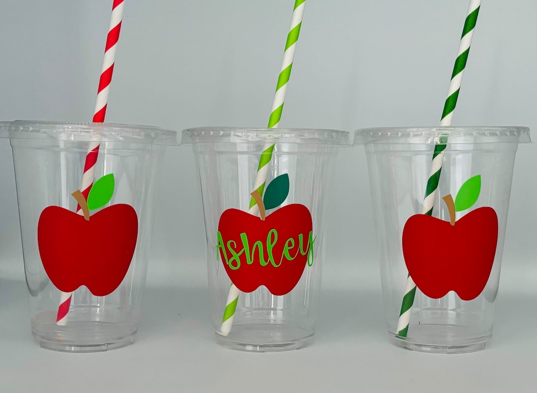 Apple Party Cups, Apple Birthday Party, Apple Party Favors, Apple Party ...