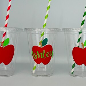 Apple Party Cups, Apple Birthday Party, Apple Party Favors, Apple Party ...