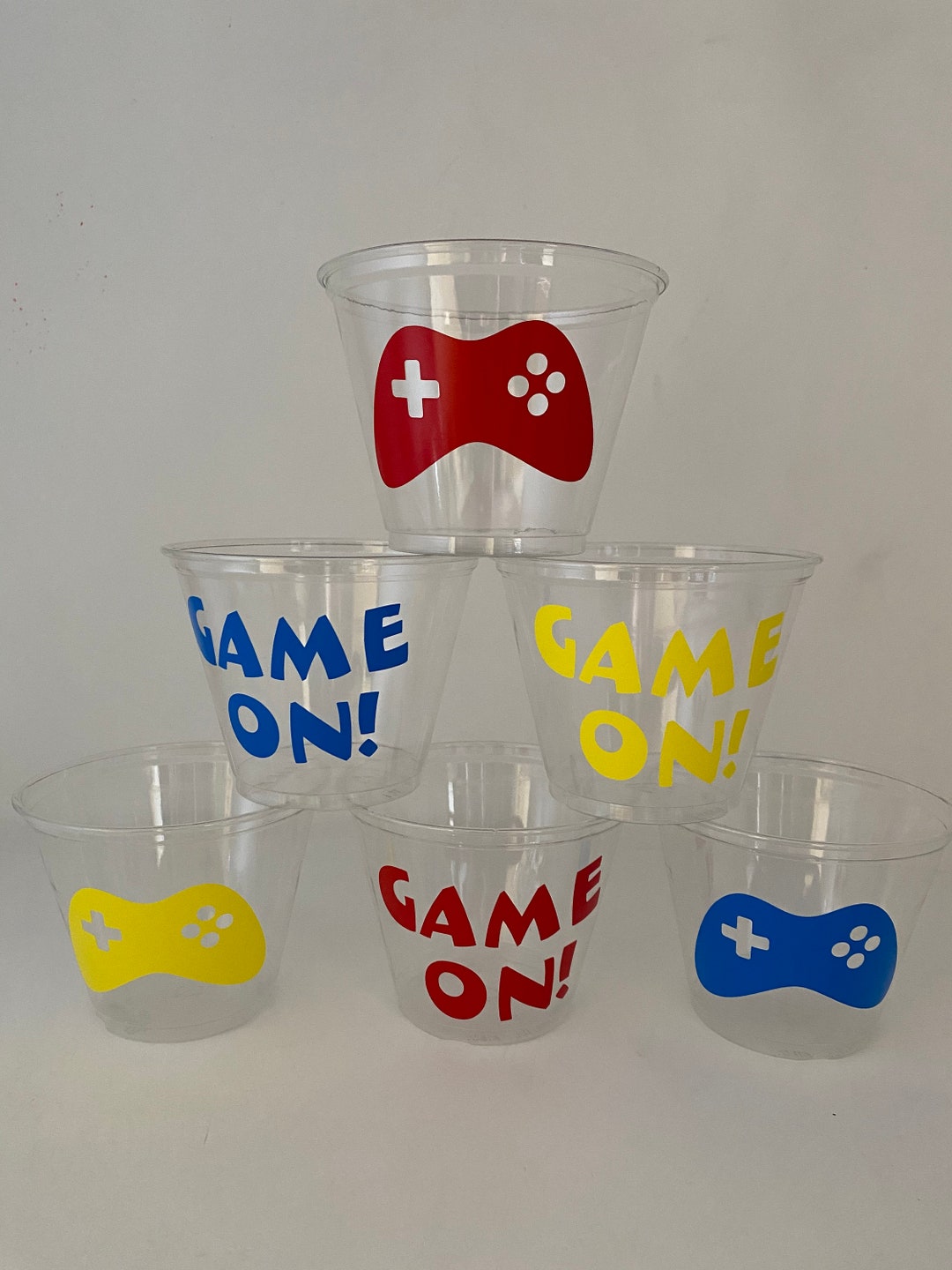 Gaming Party Cups, Gaming Birthday Party, Gaming Party Favors, Gamer ...