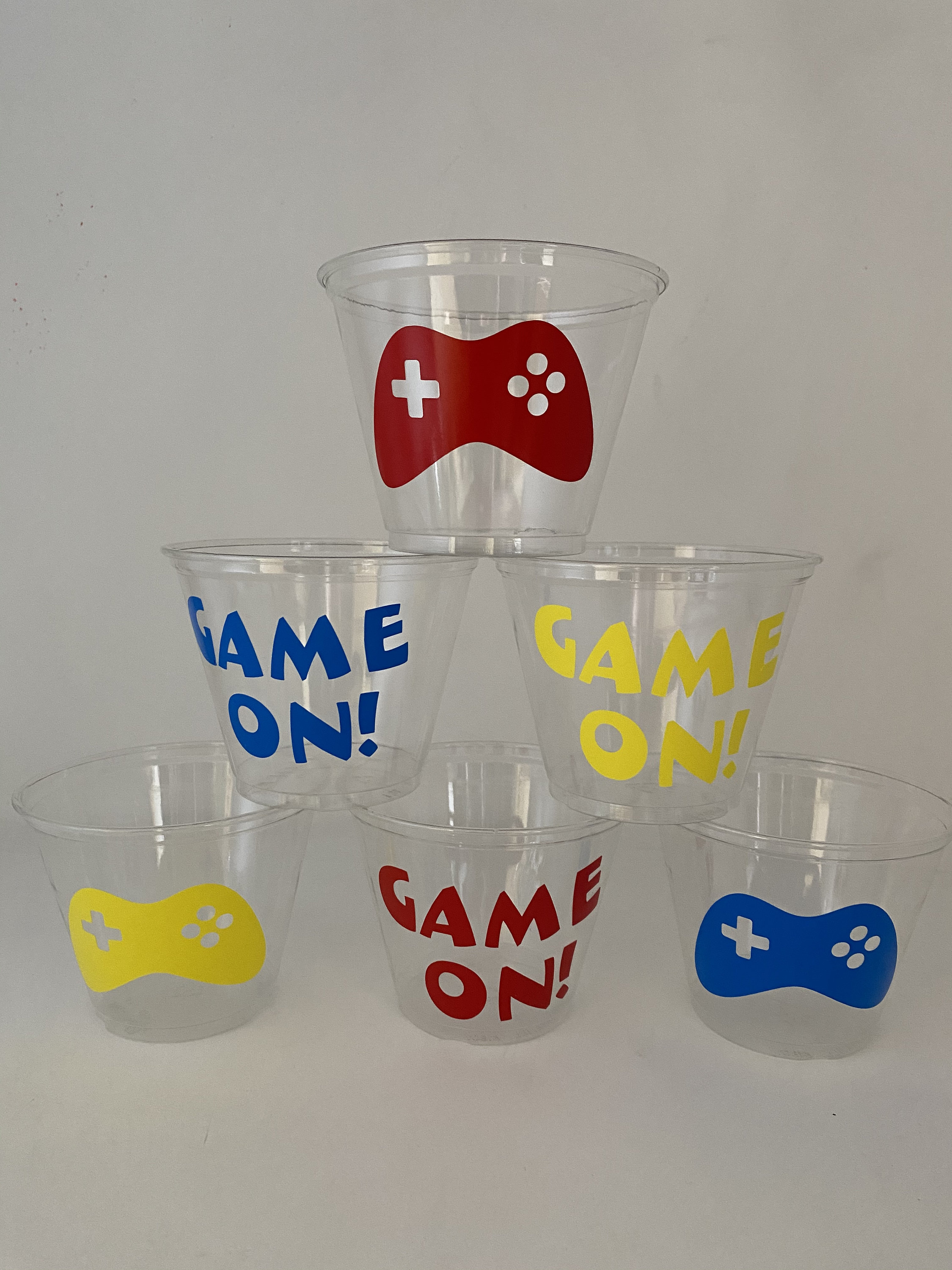Gaming Party Cups Gaming Birthday Party Gaming Party Favors - Etsy