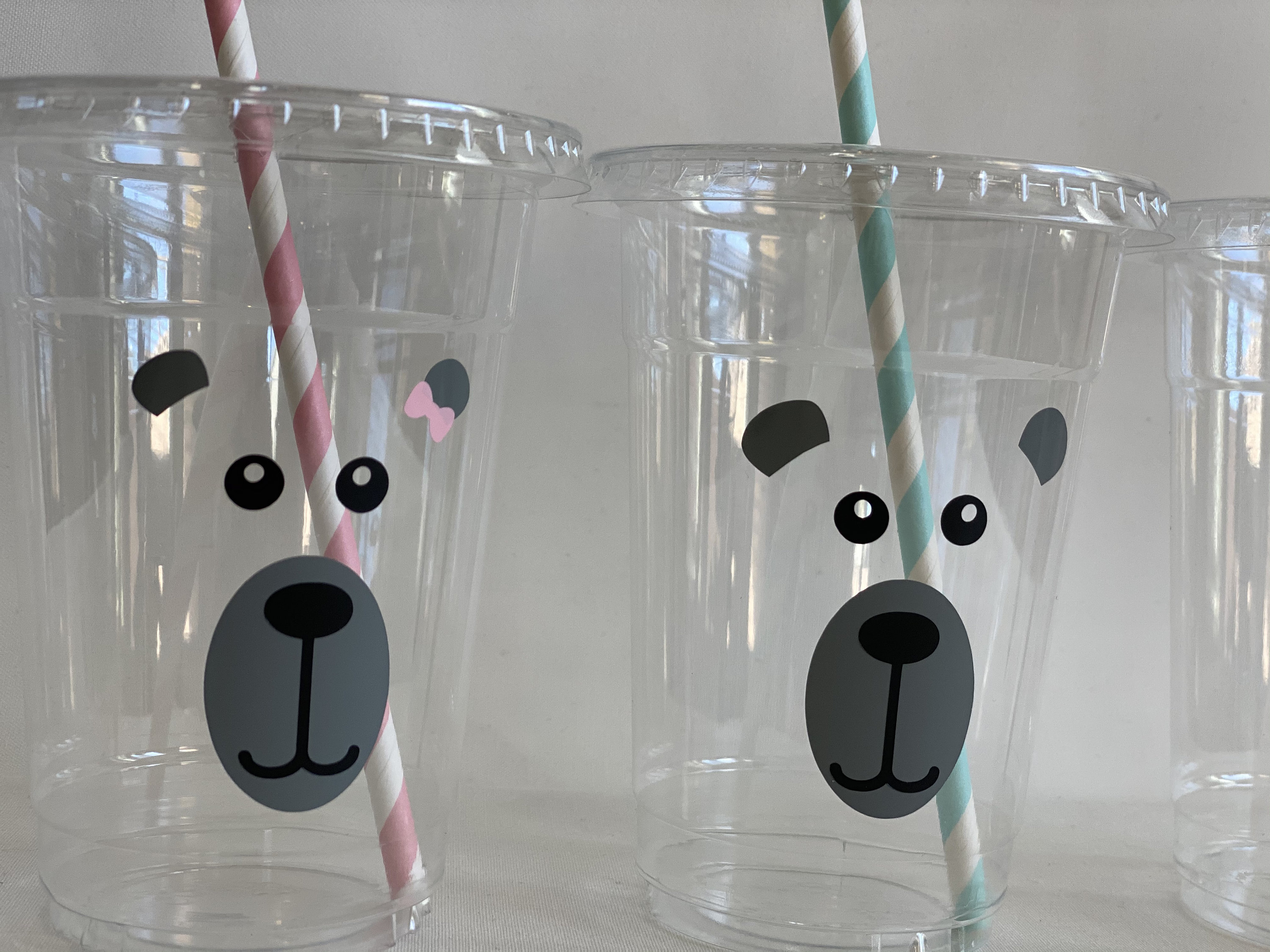 Polar Bear Party Cups Polar Bear Birthday Party Polar Bear - Etsy