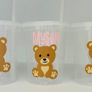 Teddy Bear Party Cups, Teddy Bear Baby Shower, Teddy Bear Birthday ...