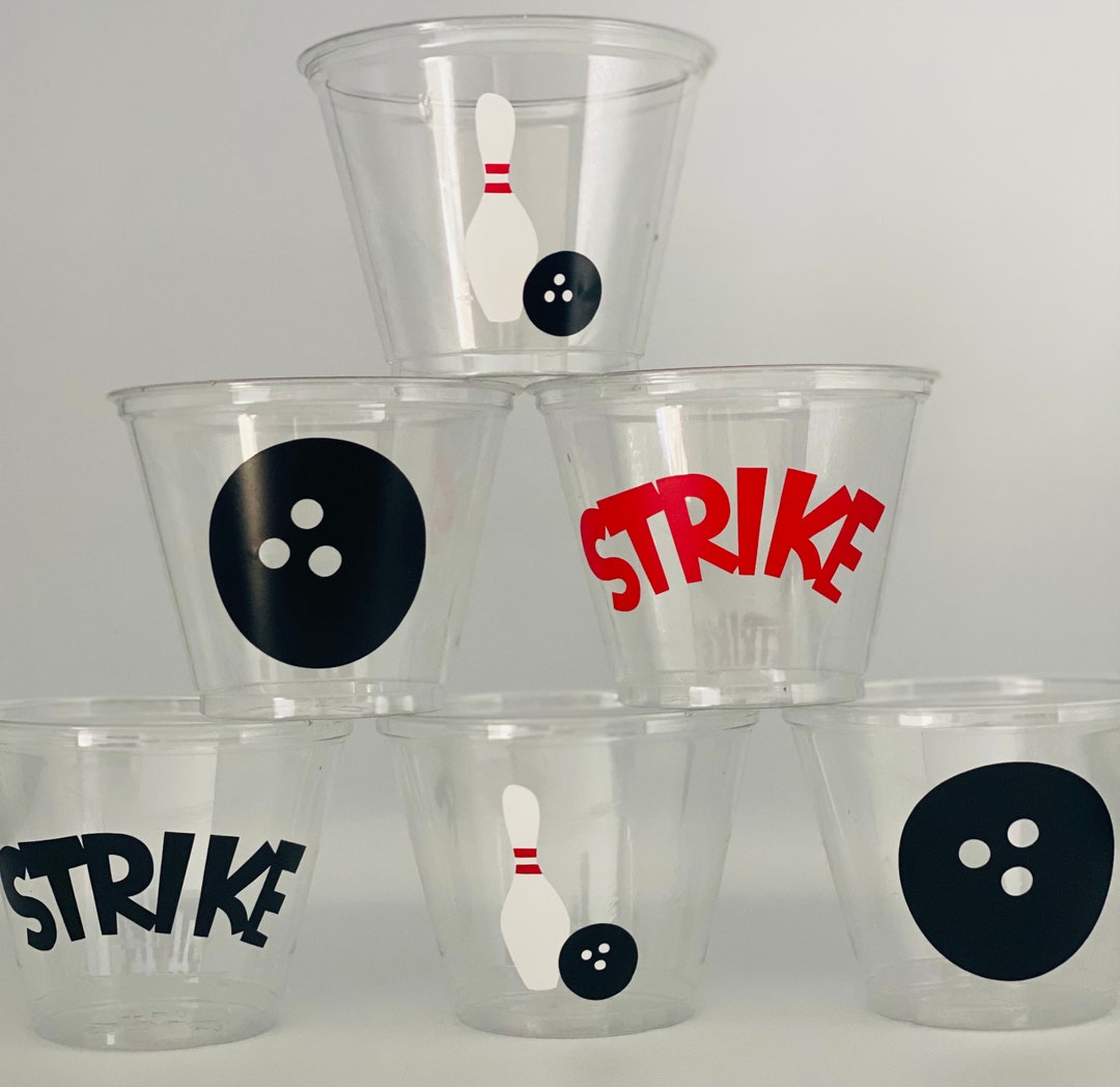 Bowling Party Snack Cups,bowling Birthday Party, Bowling League Party ...