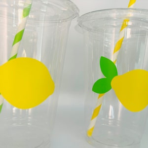 Lemon Party Cups, Citrus Cups, Lemon Birthday Party, Lemon Baby Shower ...