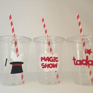 Magic Party Cups, Magician Party Cups, Magic Birthday Party, Magic Baby ...