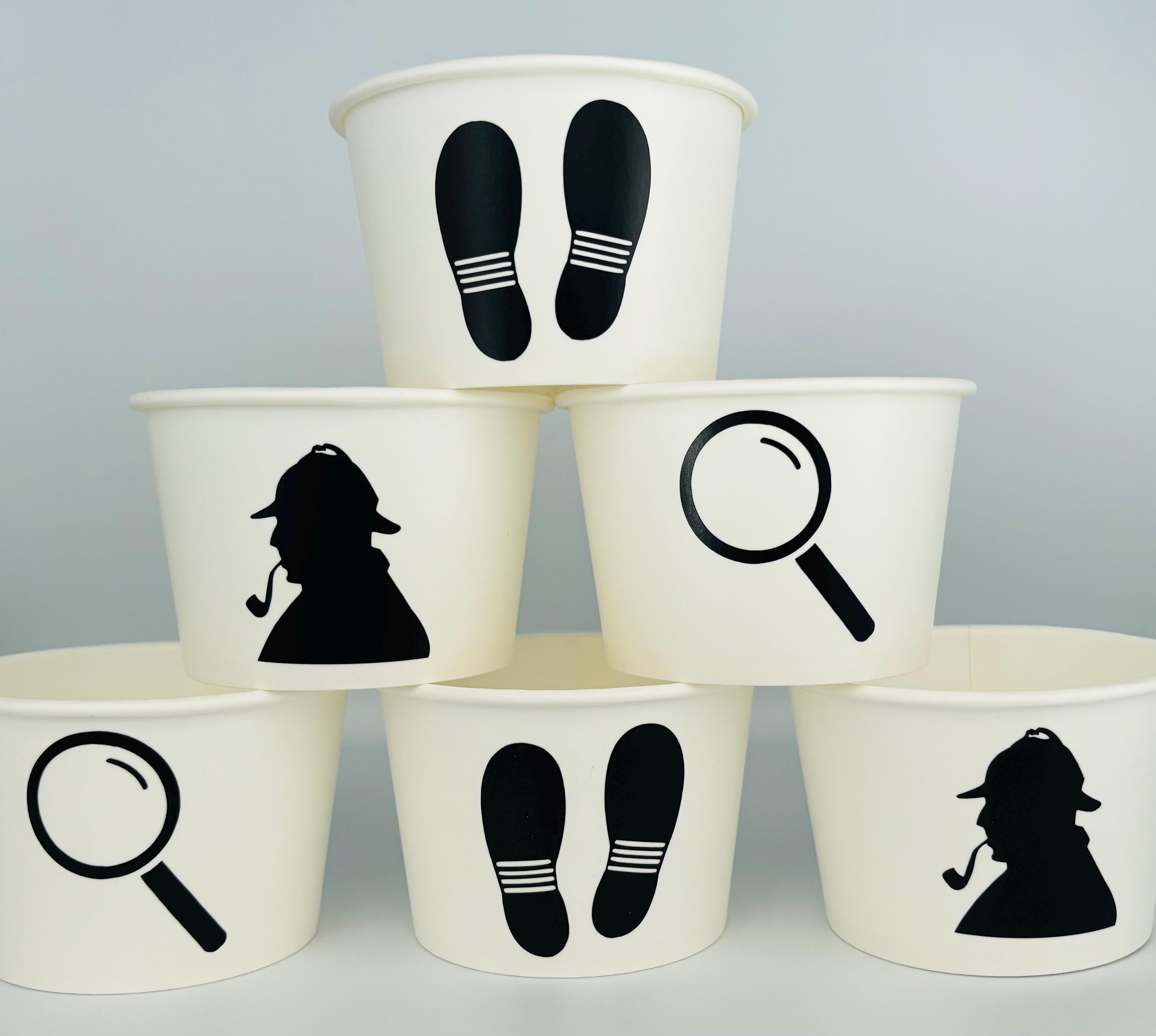 Mystery Party Cups, Murder Mystery Party Cups, Detective Party Cups ...