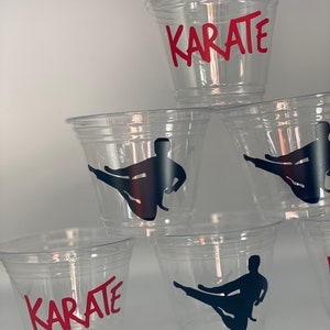 Karate Party Cups, Ninja Party Snack Cups, Ninja Birthday Party Snacks ...