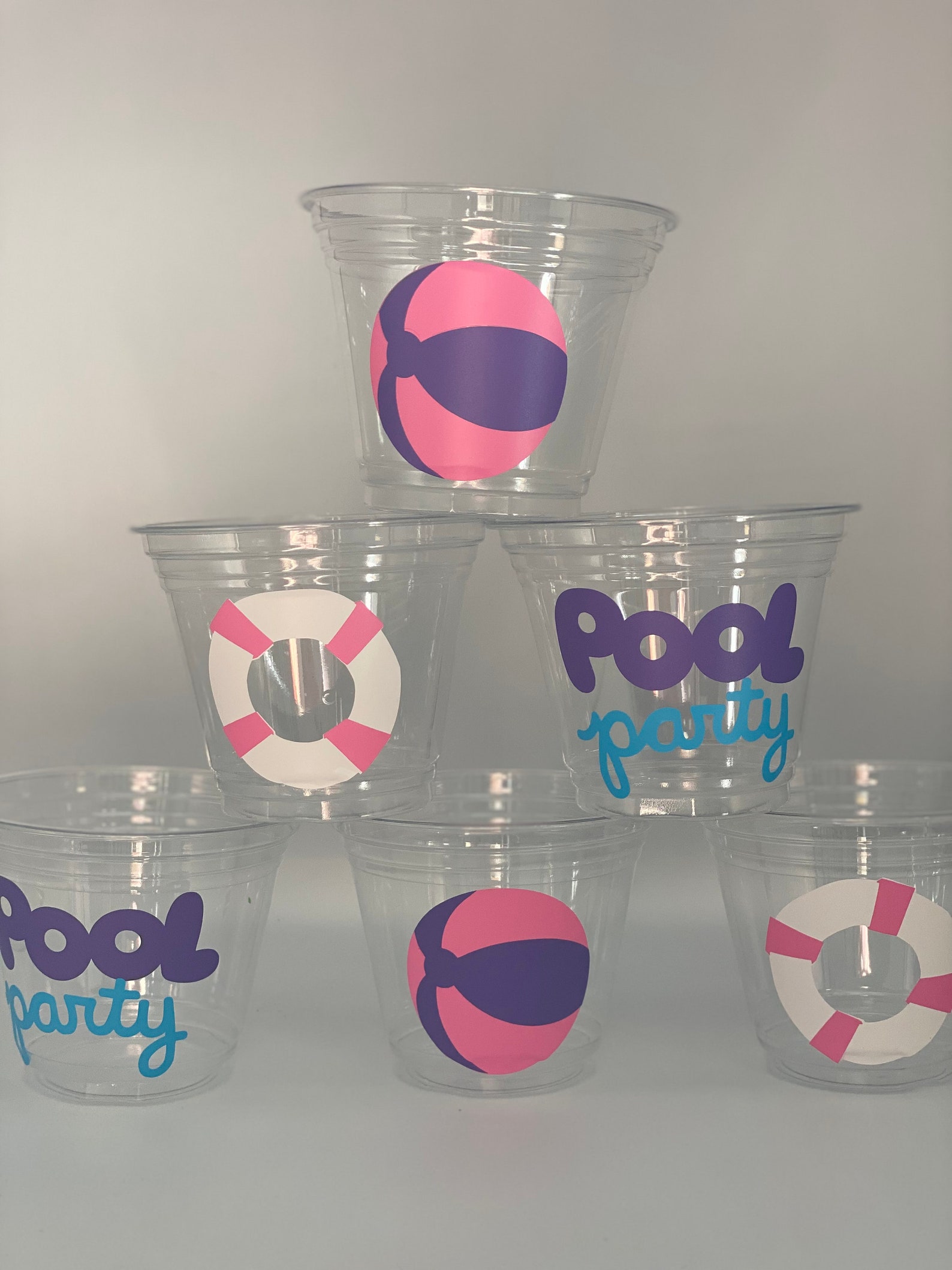 Beach Ball Party Cups, Beach Ball Birthday Bash, Beach Ball Party ...
