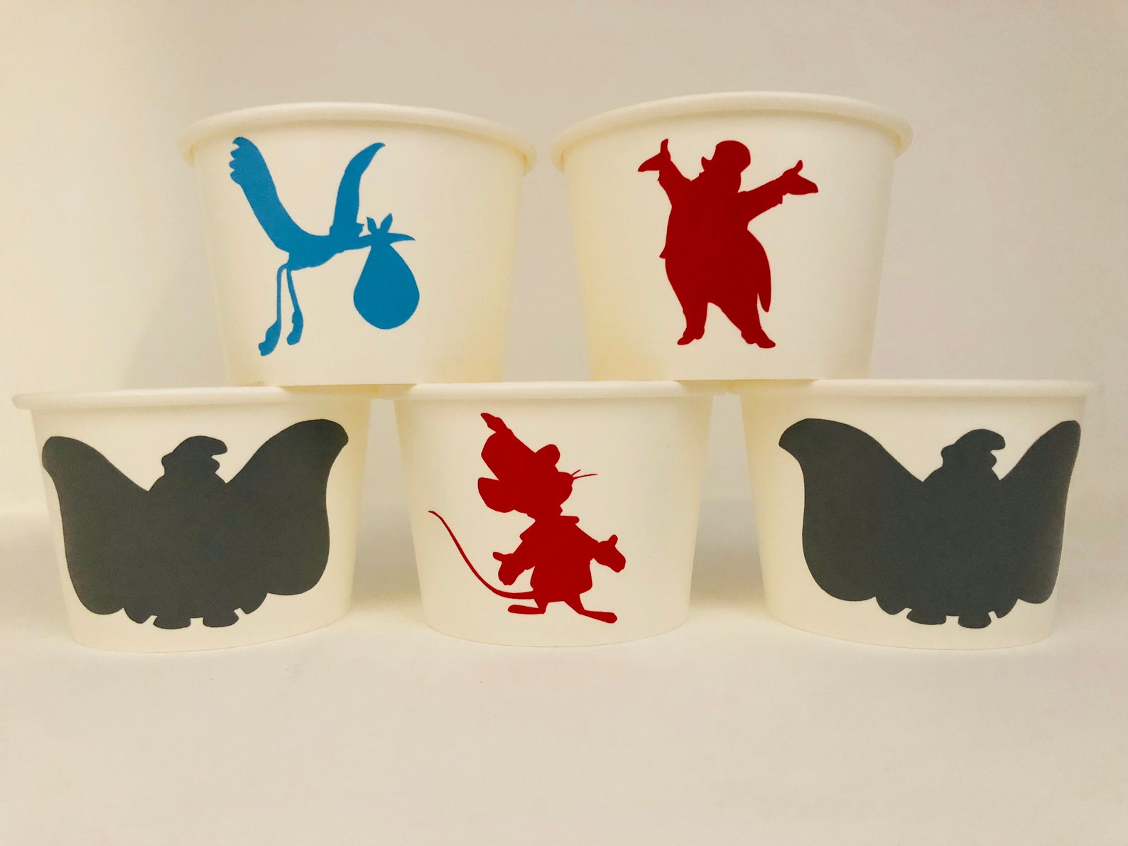 Dumbo Party Cups Dumbo Birthday Party Cups Dumbo Circus - Etsy
