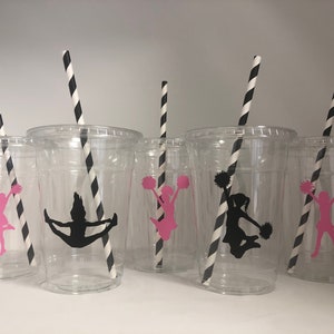 Cheerleading Party Cups, Cheer Party Cups, Cheerleader Party Cups ...
