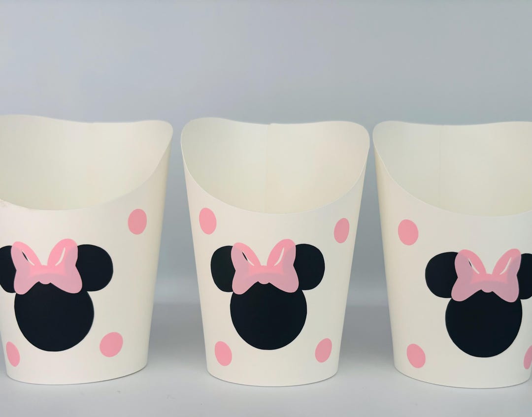 Minnie Mouse Party Cups, Pink Minnie Mouse, Pink Minnie Party Supplies ...