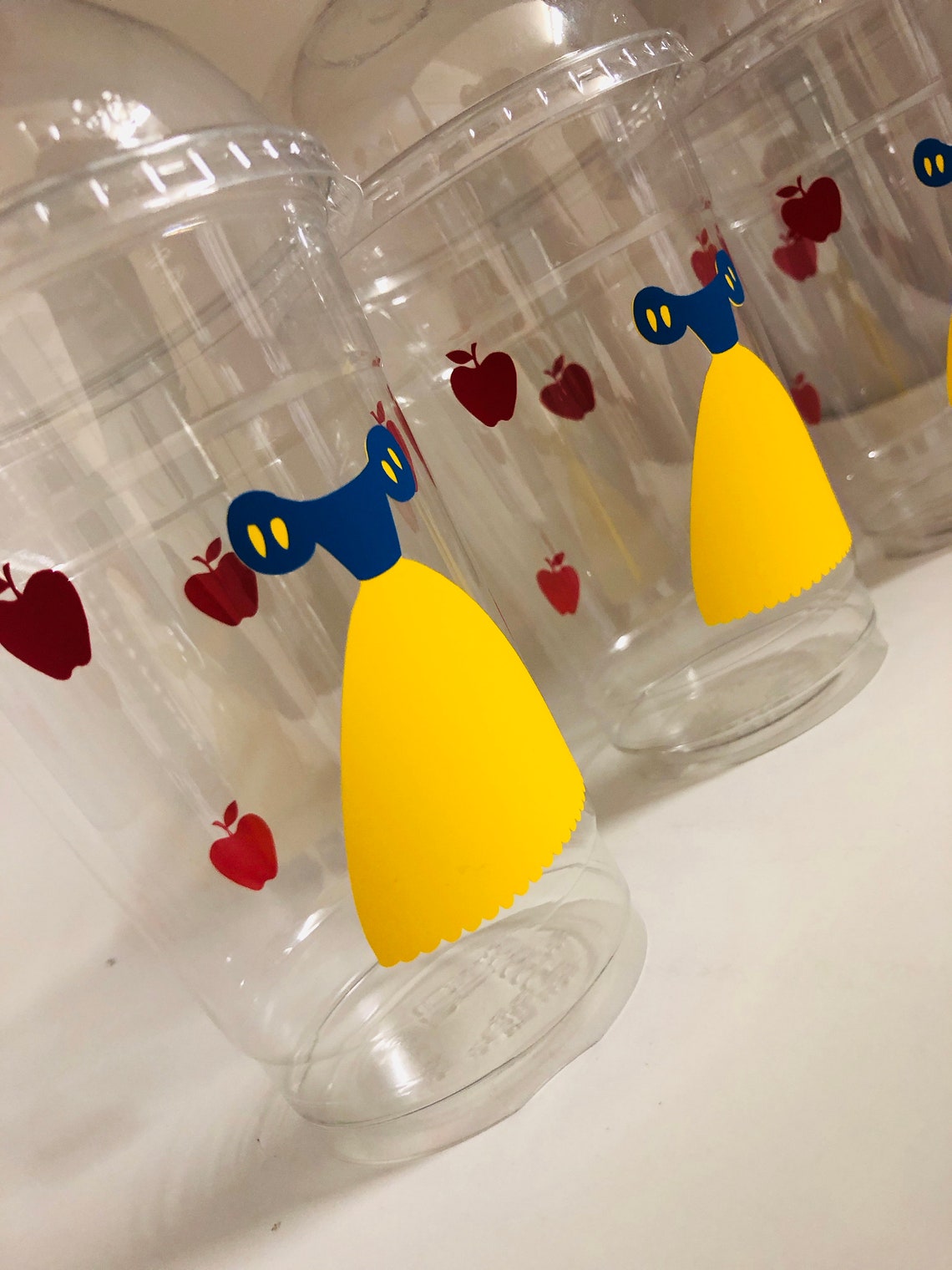 Snow White Party Cups Snow White Party Snack Cups Snow White - Etsy