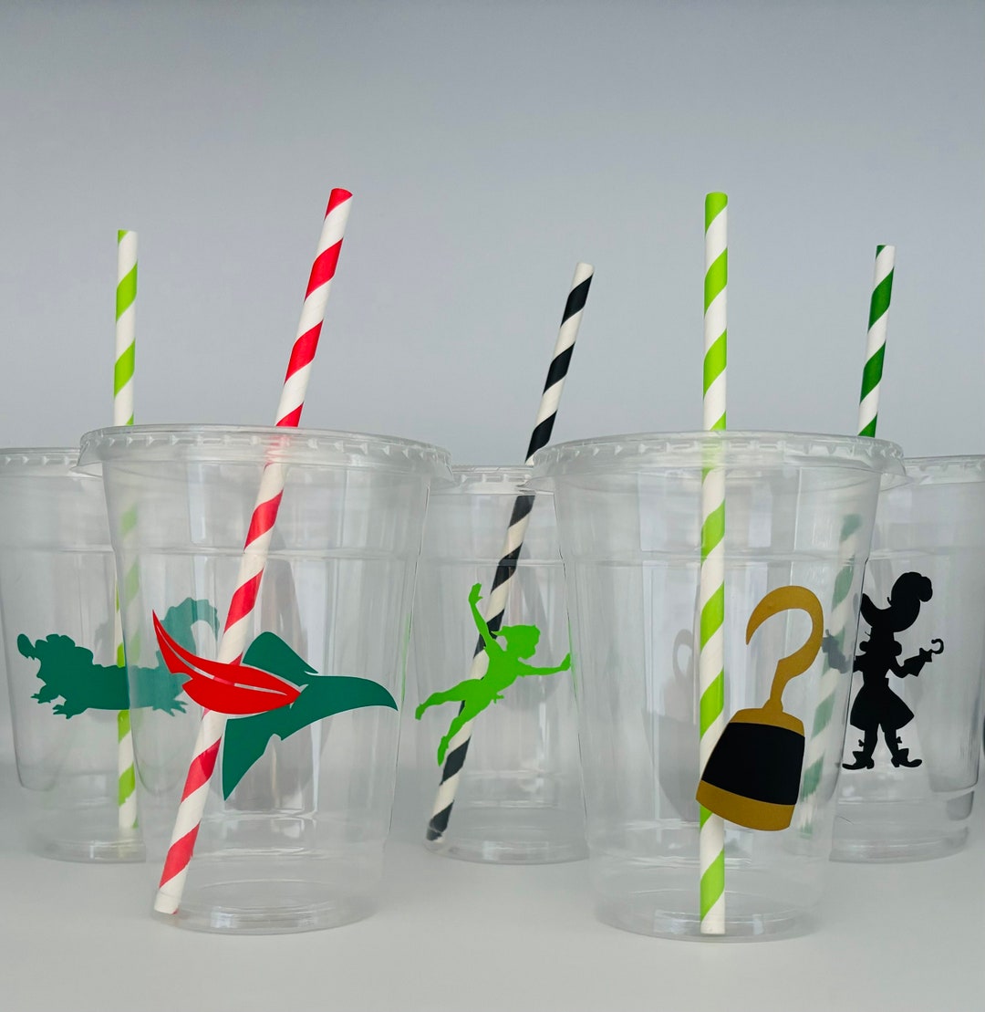 Peter Pan Party Cups, Peter Pan Birthday Party Cups, Peter Pan Party ...