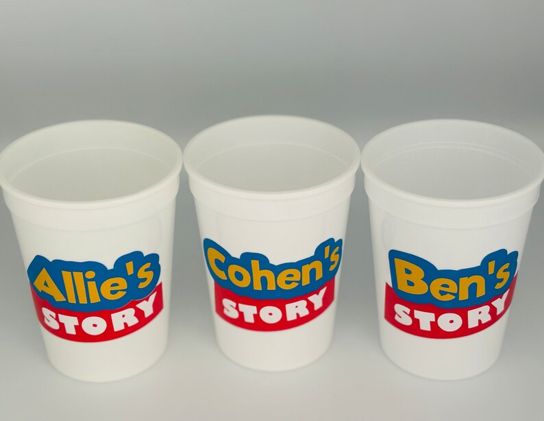 Toy Story Party Reusable Cups, Toy Story Birthday Cups, Woody Party ...