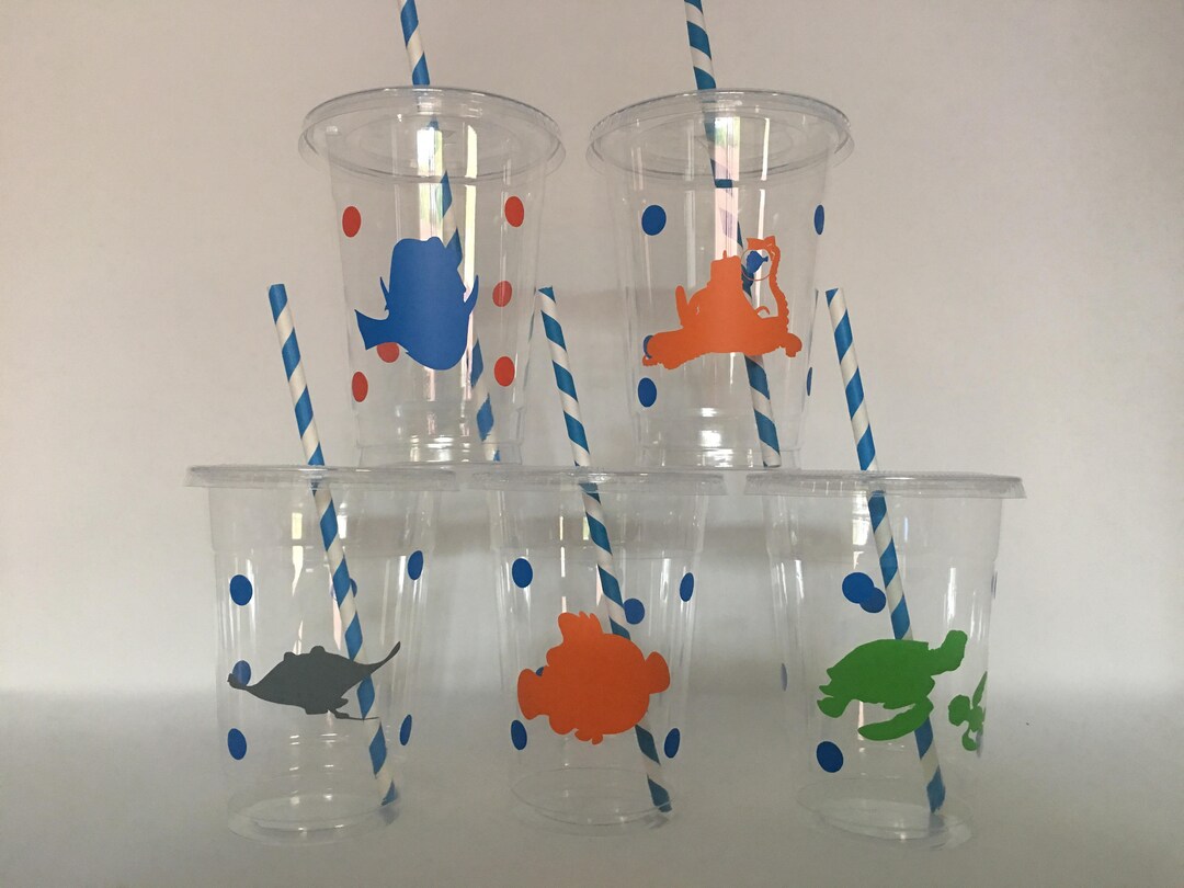 Finding Dory Party Cups, Finding Nemo Party Cups, Nemo Birthday Party ...