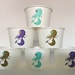 Mermaid Party Snack Cups, Mermaid Birthday Party Cups, Ocean Party Cups ...