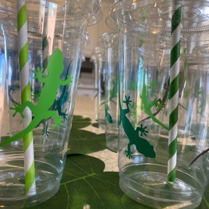 Lizard Party Cups, Reptile Birthday Party Cups, Snack Party Cups ...