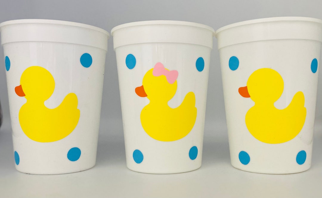 Rubber Duck Party Favors, Rubber Duck Cups, Reuseable Cups, Splish ...