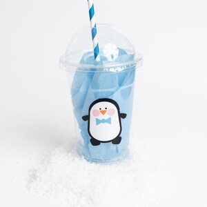 Penguin Party Cups, Penguin Birthday Party Cups, Penguin Party Supplies ...