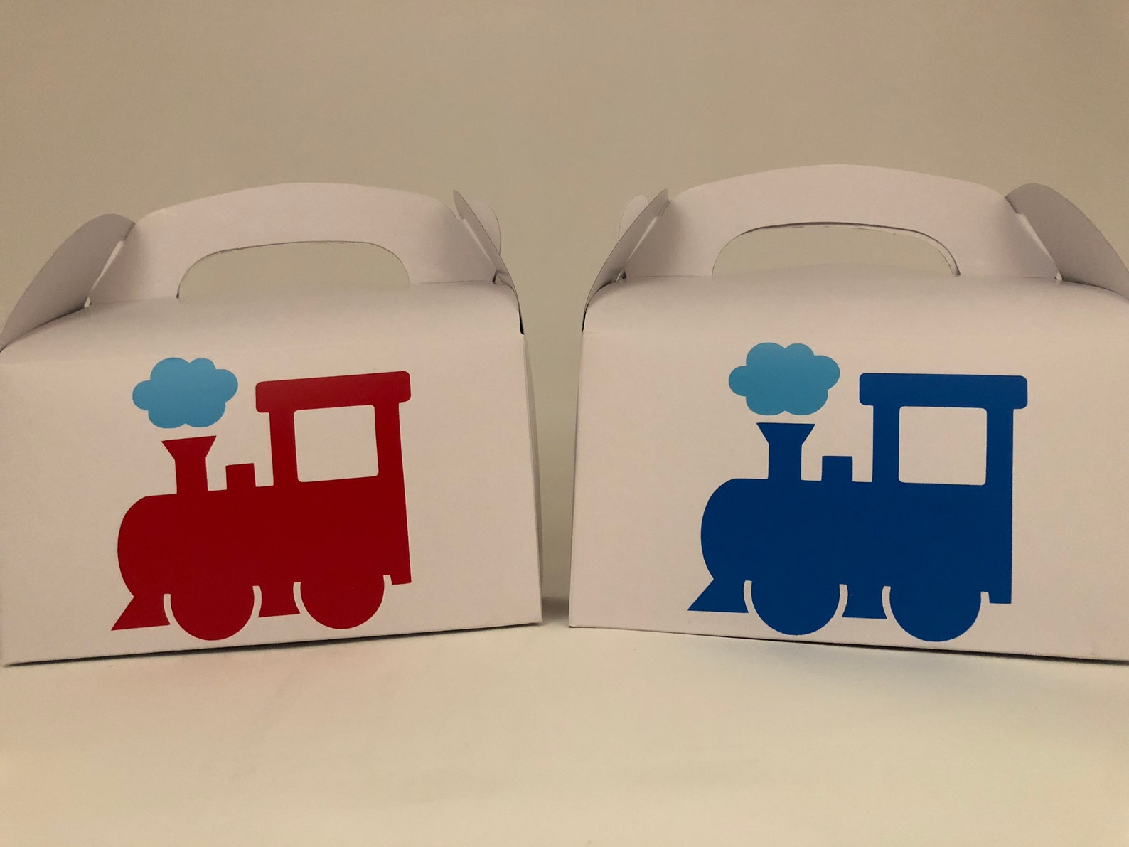 Train Party Favor Boxes Train Party Favors Train Birthday | Etsy