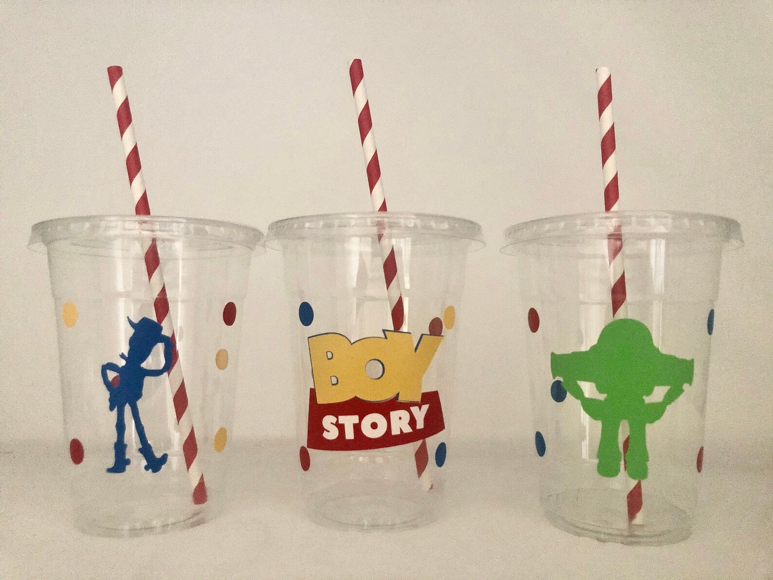 Boy Story Party Cups Toy Story Baby Shower Boy Story Baby - Etsy