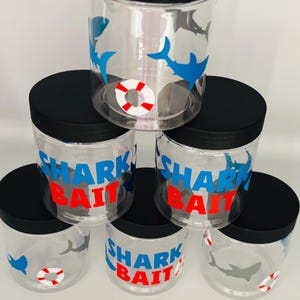 Shark Party Favors, Shark Birthday Party Favor, Shark Baby Shower ...