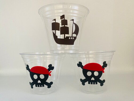 Pirate Party Snack Cups Pirate Birthday Party Snack Cups - Etsy