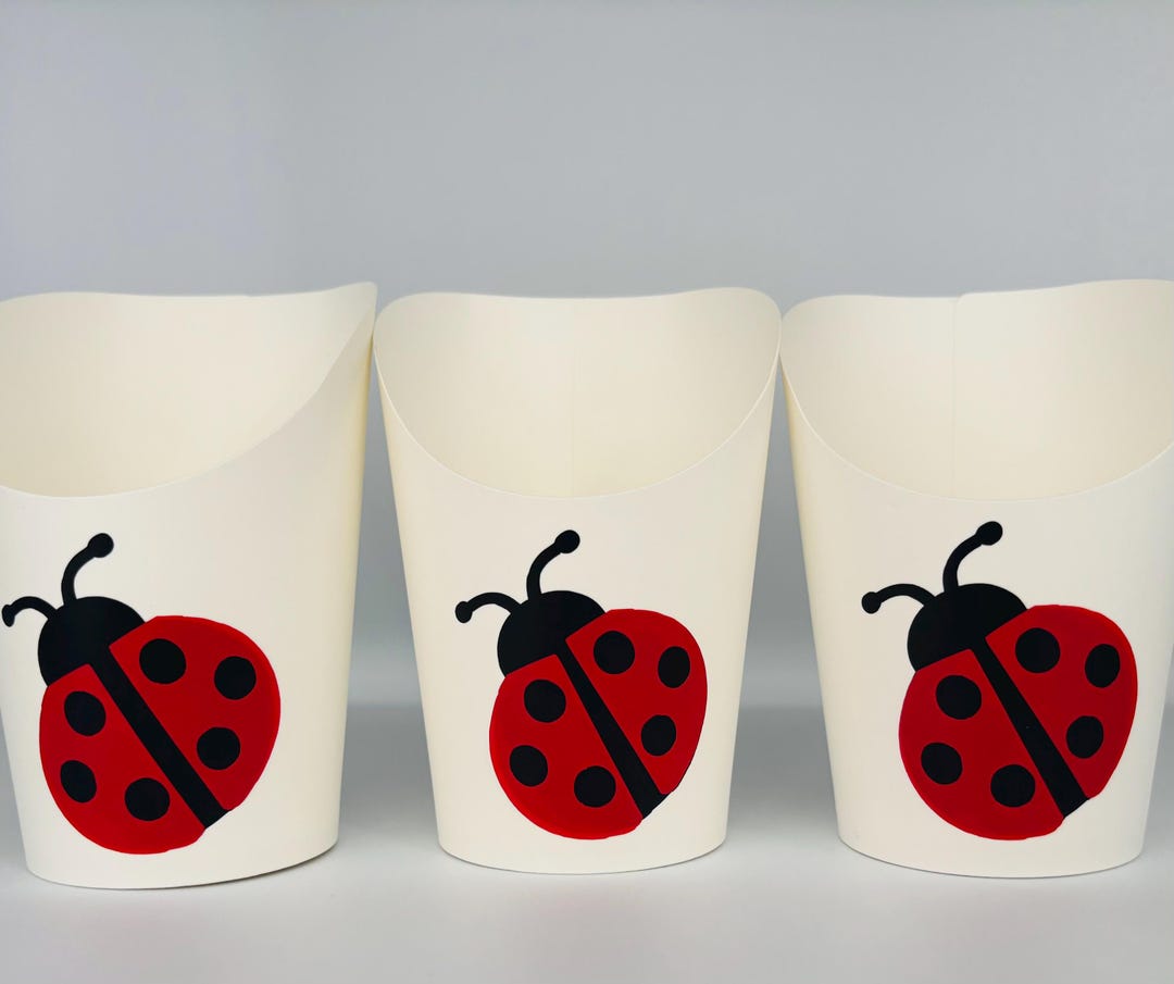 Lady Bug Party Cups, Lady Bug Birthday Party Cups, Bug Party Cups ...