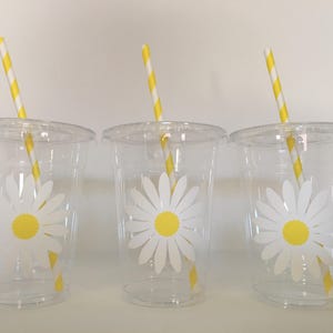 Daisy Party Cups Daisy Birthday Party Cups Flower Party - Etsy
