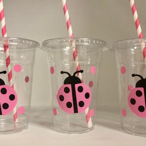 Lady Bug Party Cups, Lady Bug Birthday Party Cups, Bug Party Cups ...