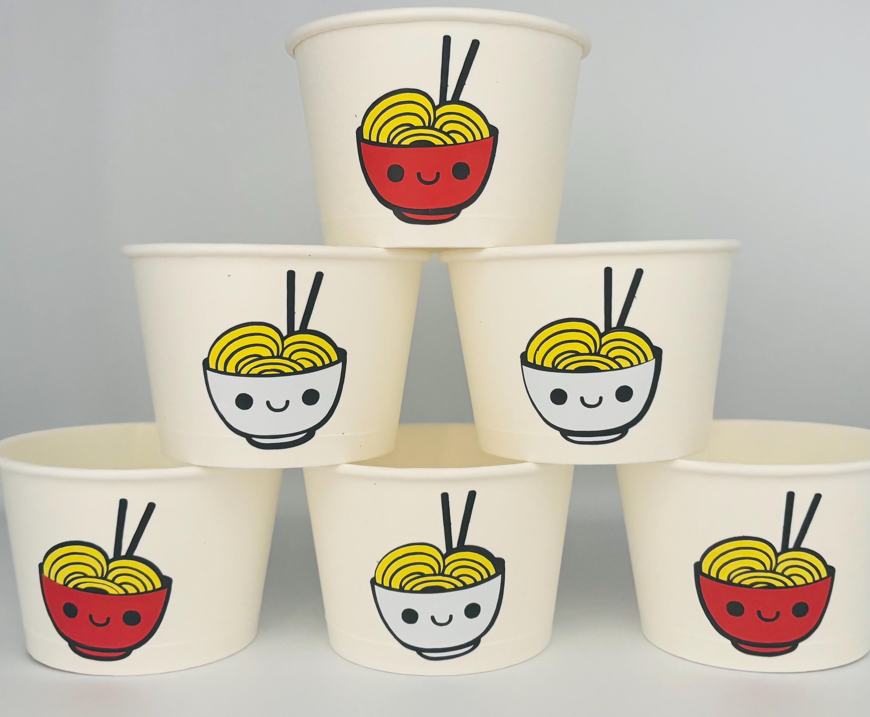 Ramen Party Cups, Ramen Birthday Party Cups, Ramen Night, Ramen Party ...