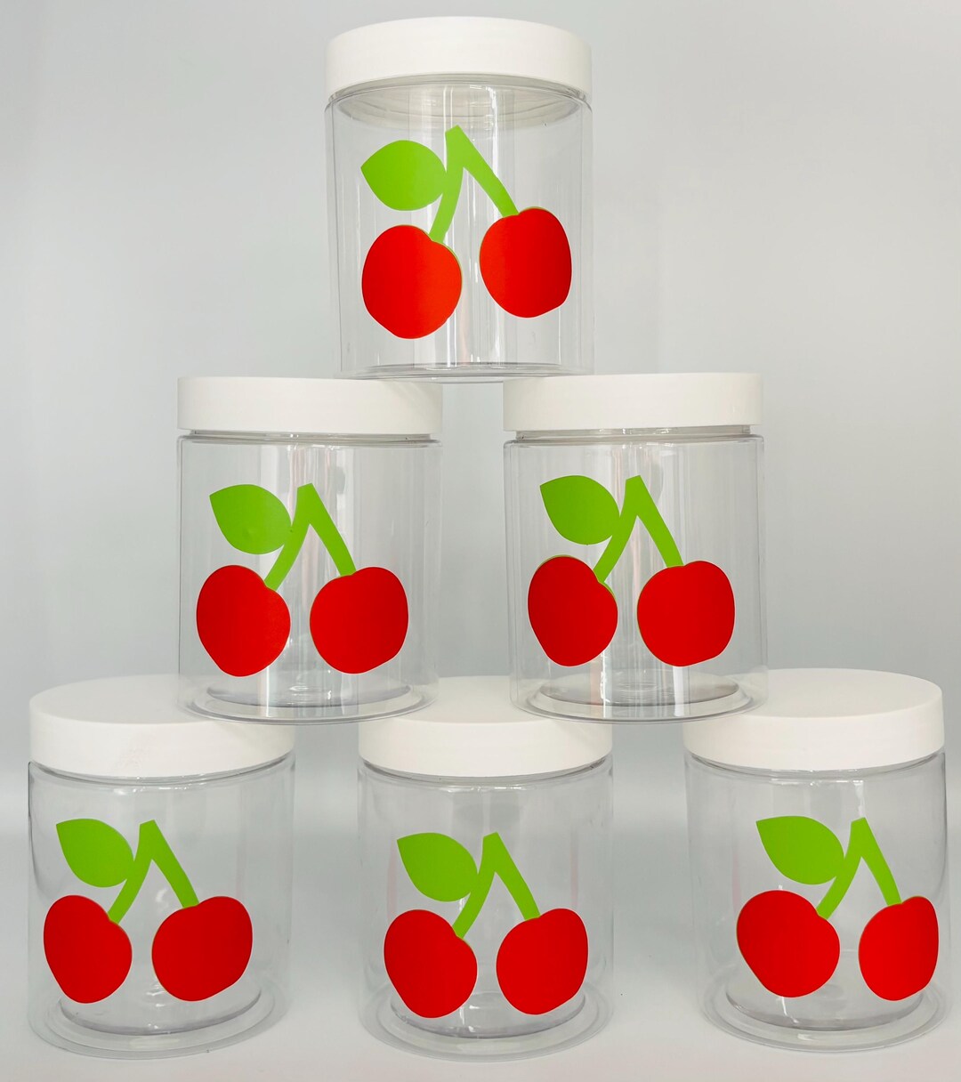 Cherry Party Favors, Cherry Birthday Containers, Cherry Baby Shower ...