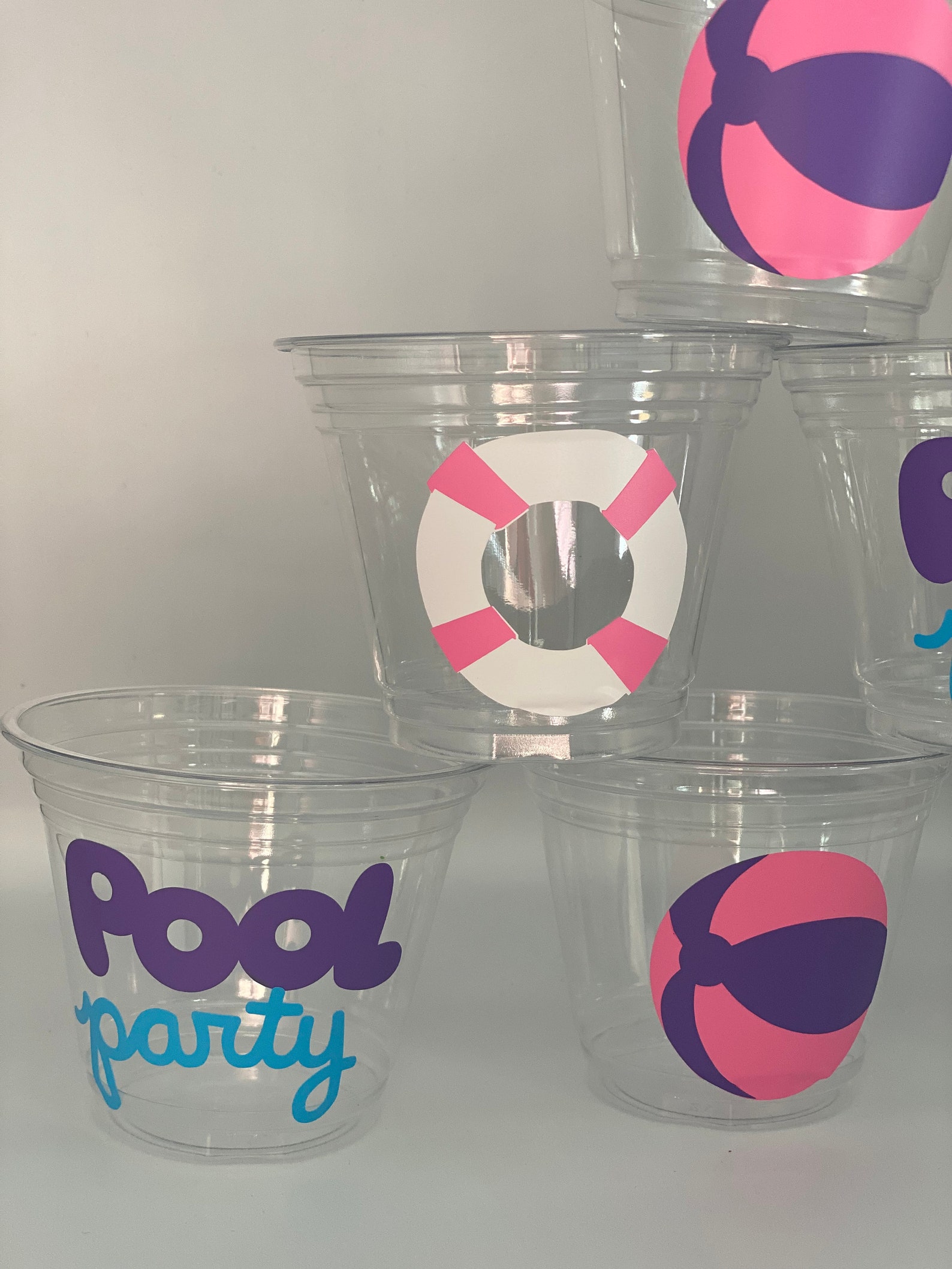 Beach Ball Party Cups, Beach Ball Birthday Bash, Beach Ball Party ...