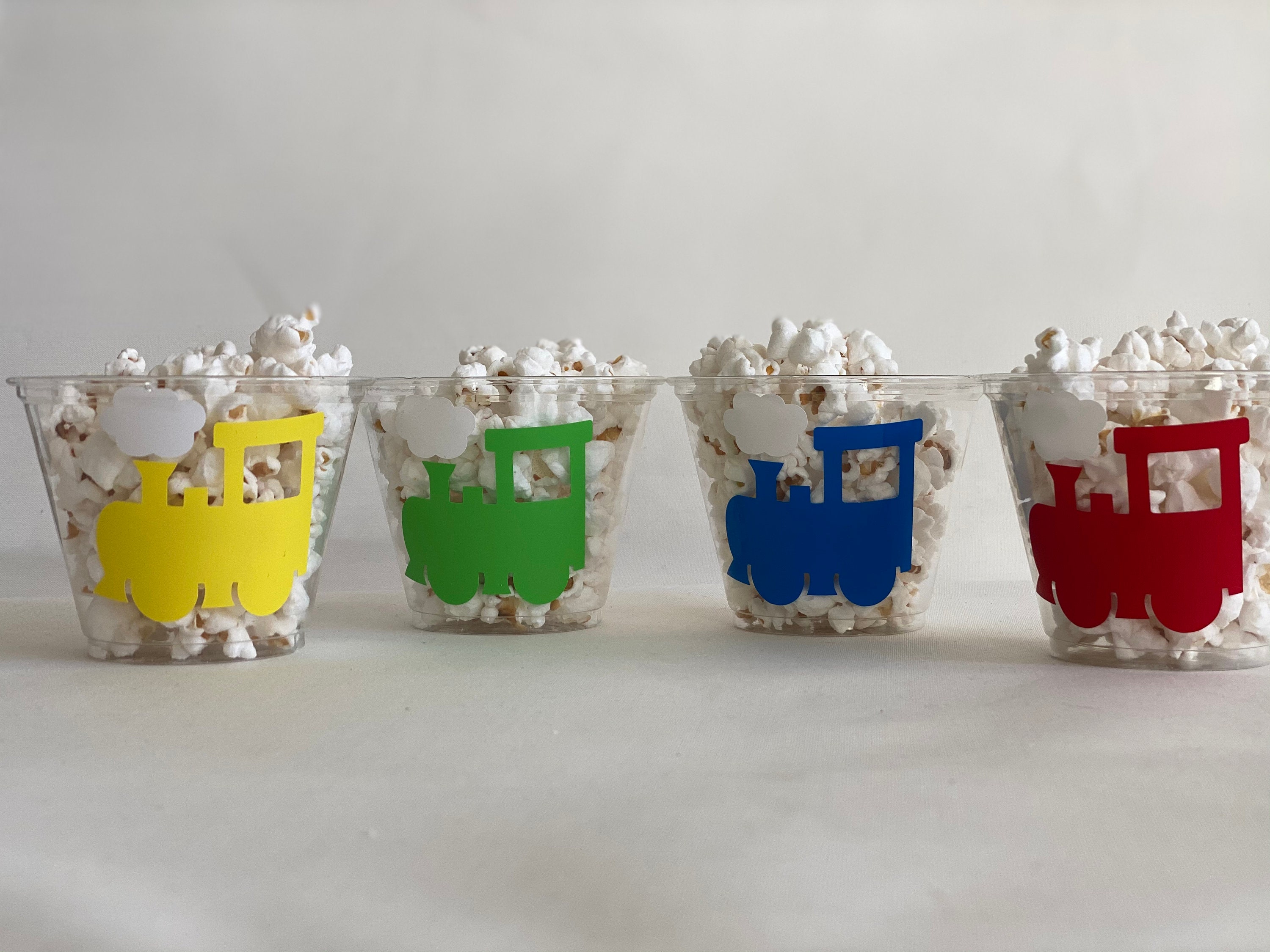 Train Party Cups Train Birthday Party Train Baby Shower | Etsy