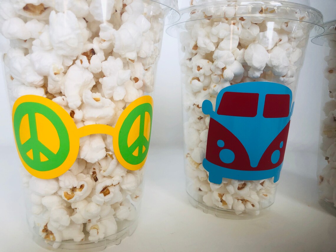 Hippie Party Cups Hippie Birthday Party Hippie Baby Shower | Etsy