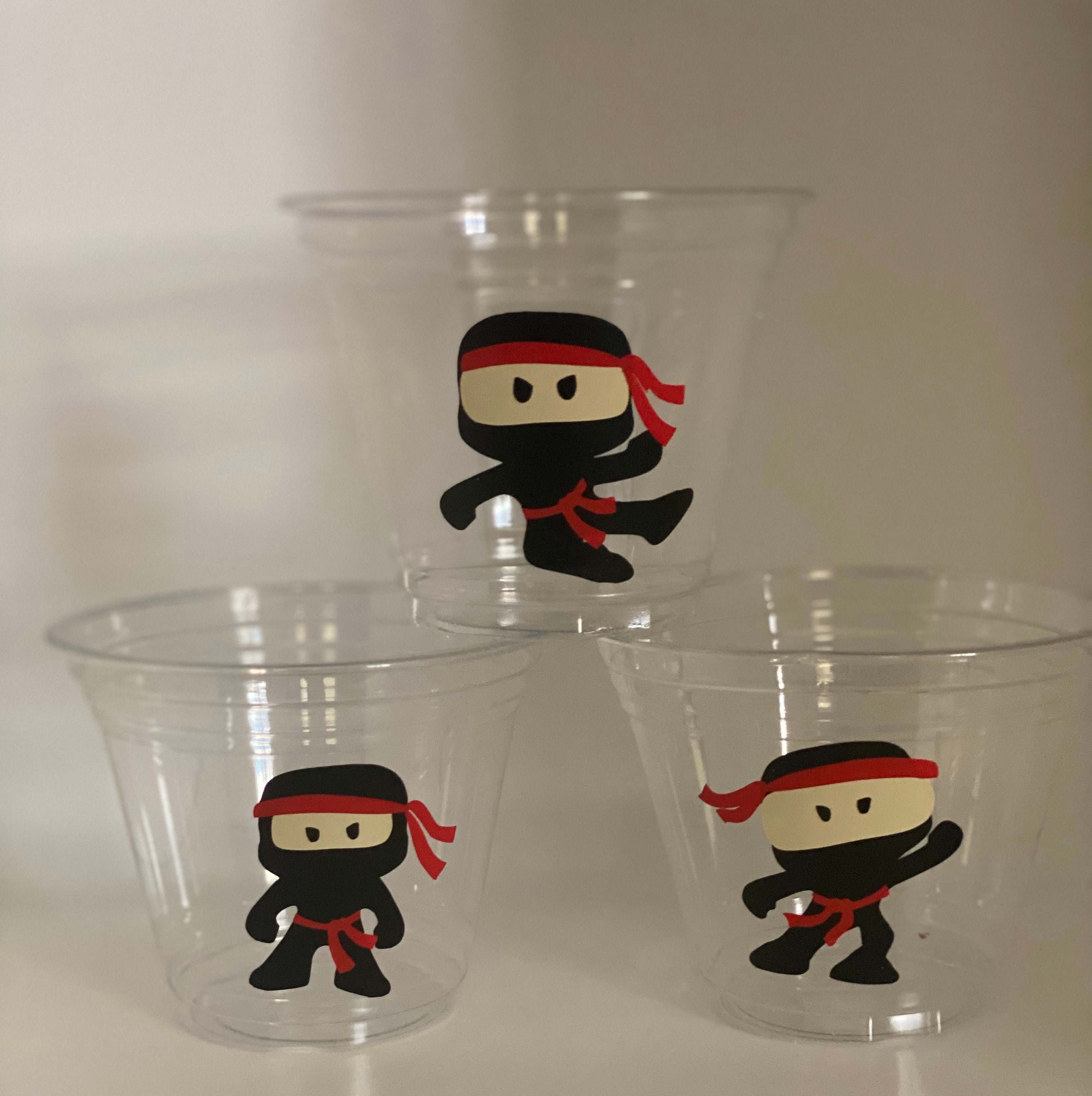 Ninja Cups Ninja Birthday Party Ninja Party Decorations Ninja Party ...