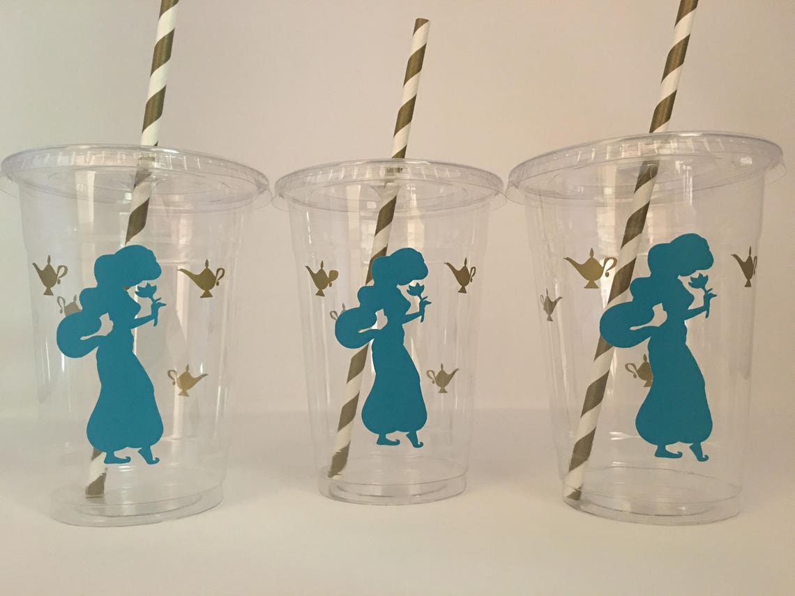 Aladdin Party Cups Jasmine Party Cups Arabian Nights Jasmine - Etsy