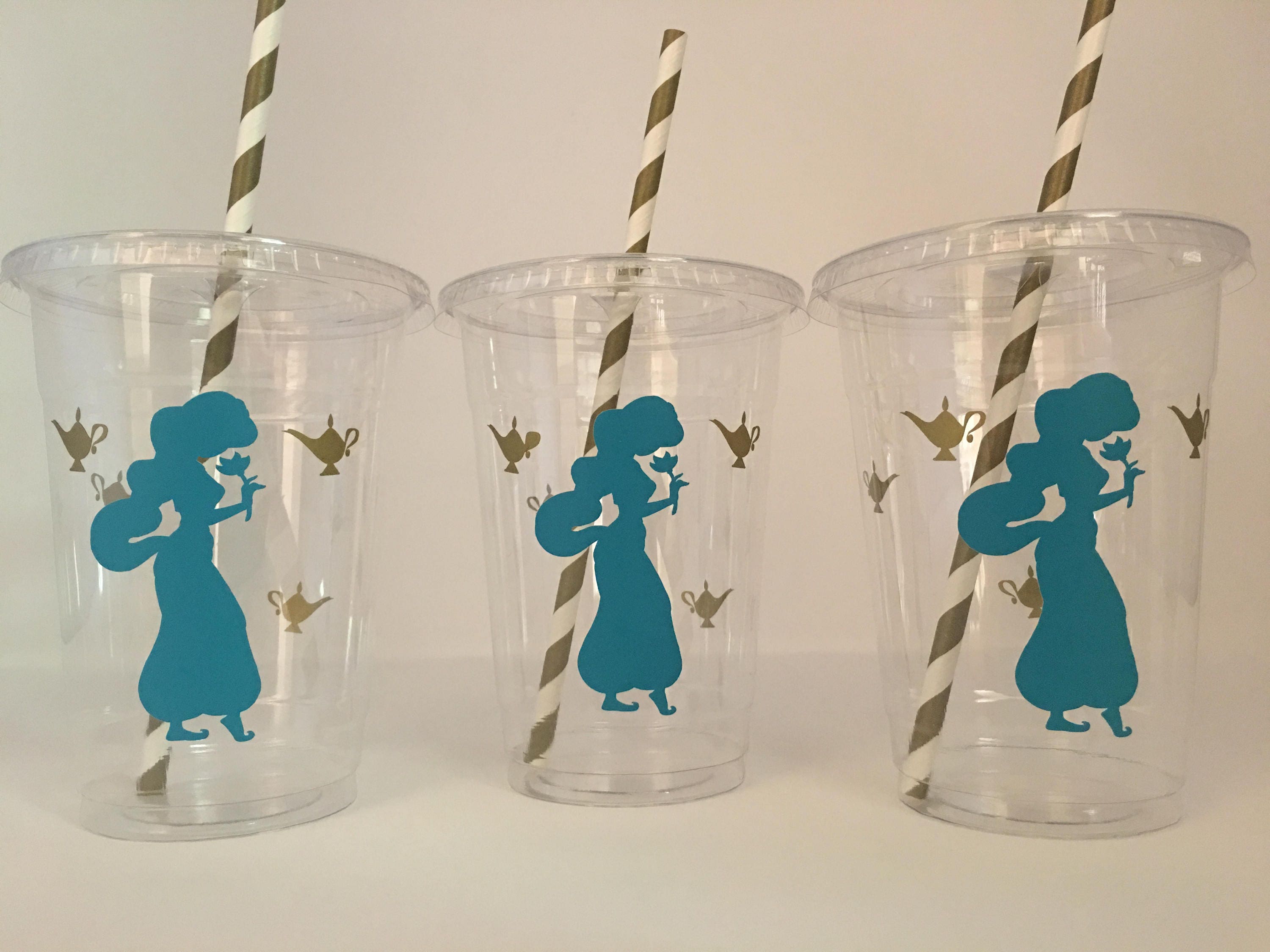Aladdin Party Cups, Jasmine Party Cups, Arabian Nights Jasmine Birthday ...