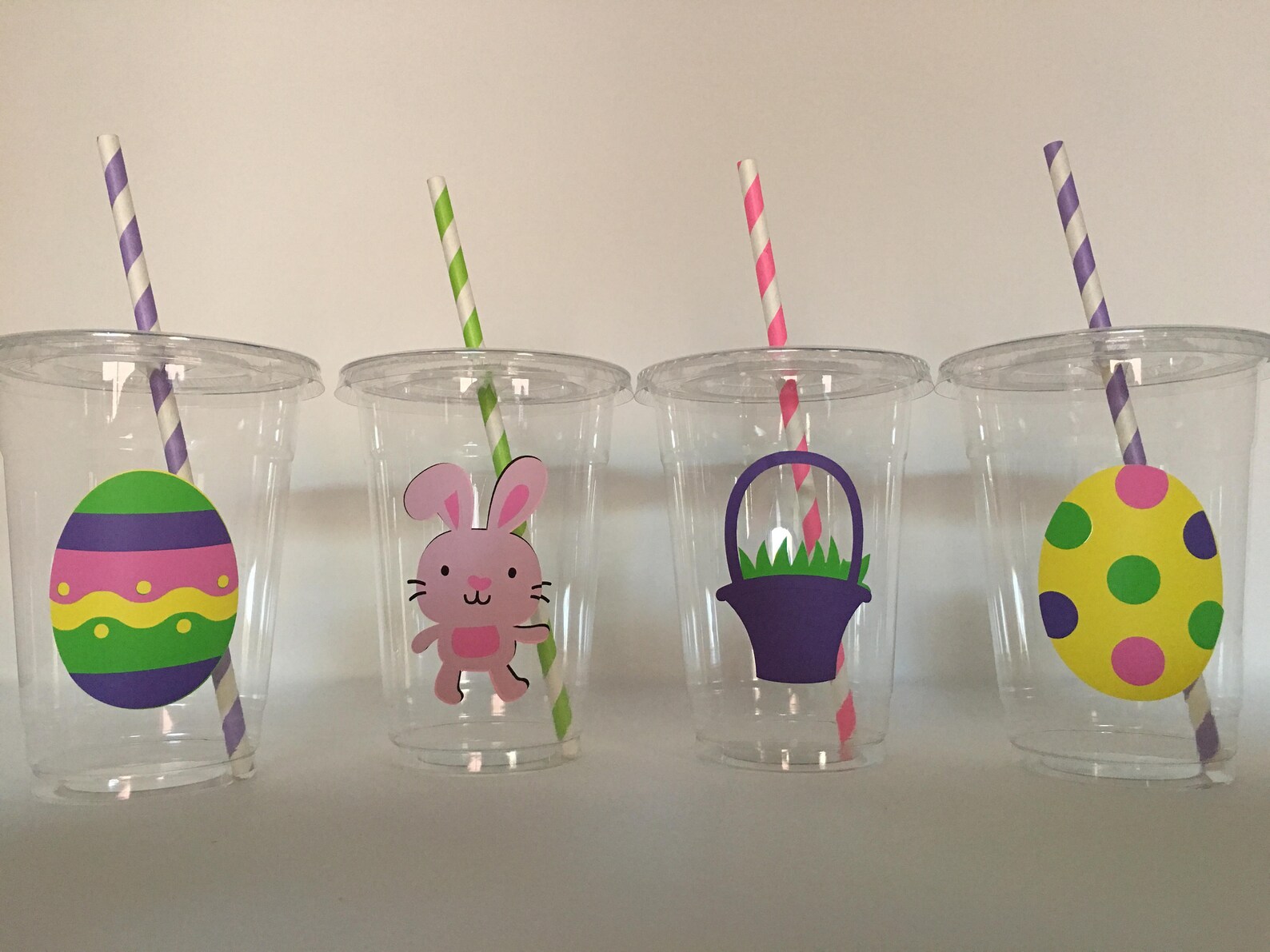 Easter Party Cups Easter Birthday Party Cups Easter Egg Hunt | Etsy