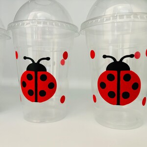 Lady Bug Party Cups, Lady Bug Birthday Party Cups, Lady Bug Baby Shower ...
