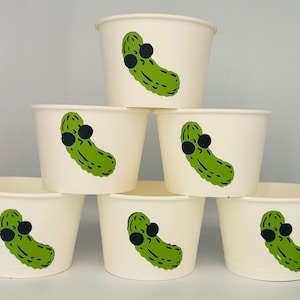 Pickle Party Cups, Kind of a Big Dill, Pickle Party Favors, Disposable ...
