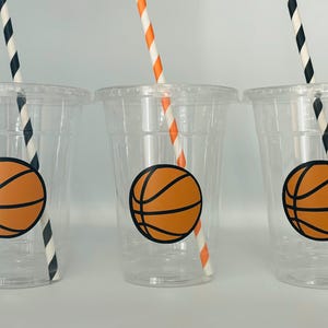 Basketball Party Cups, Basketball Birthday Party Cups, Basketball Baby ...