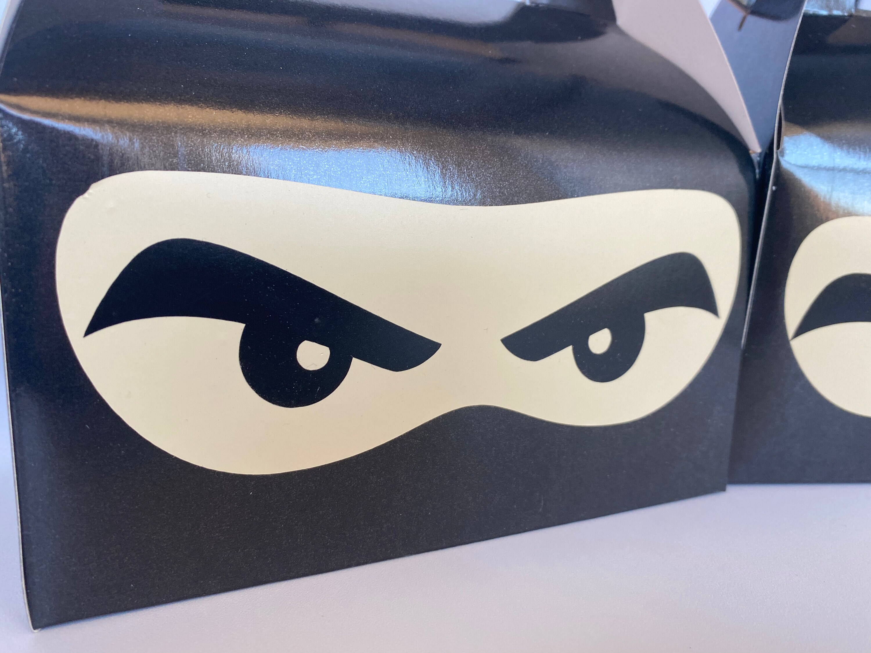 Ninja Party Favor Boxes Ninja Birthday Party Favors Ninja - Etsy
