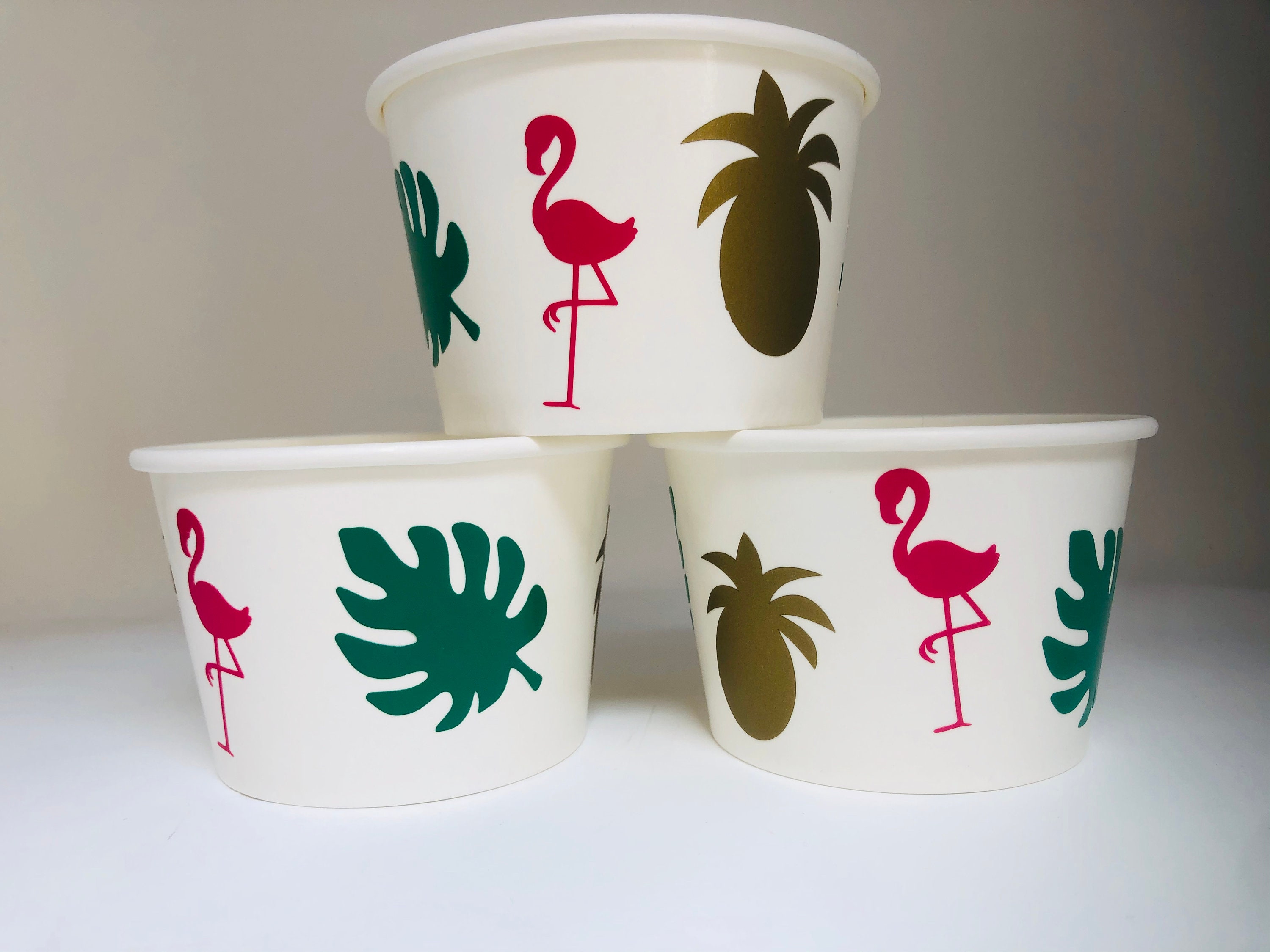 Flamingo Party Cups Flamingo Birthday Party cups Flamingo | Etsy