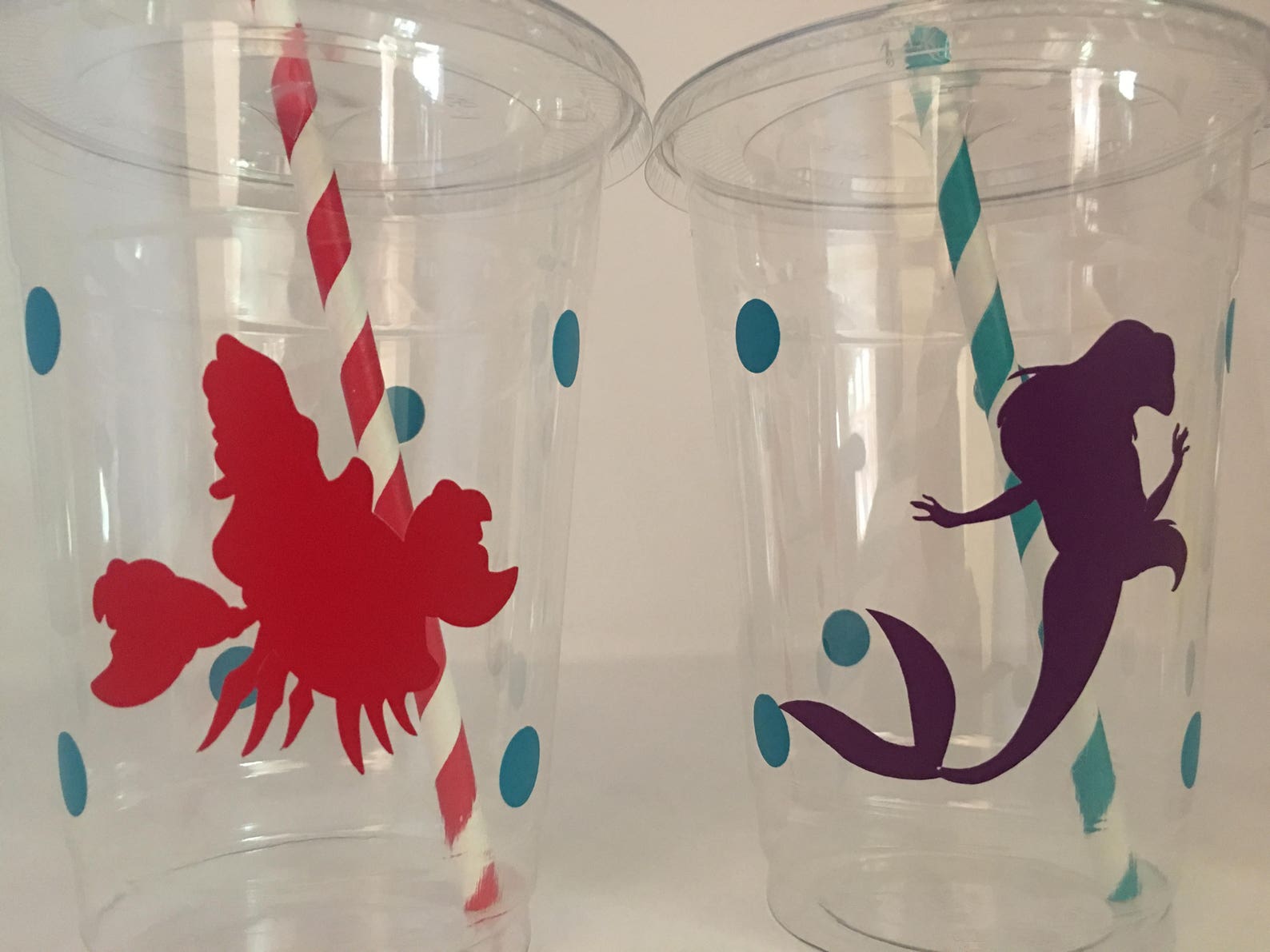 Little Mermaid Party Cups, Ariel Party, Little Mermaid Birthday Party ...