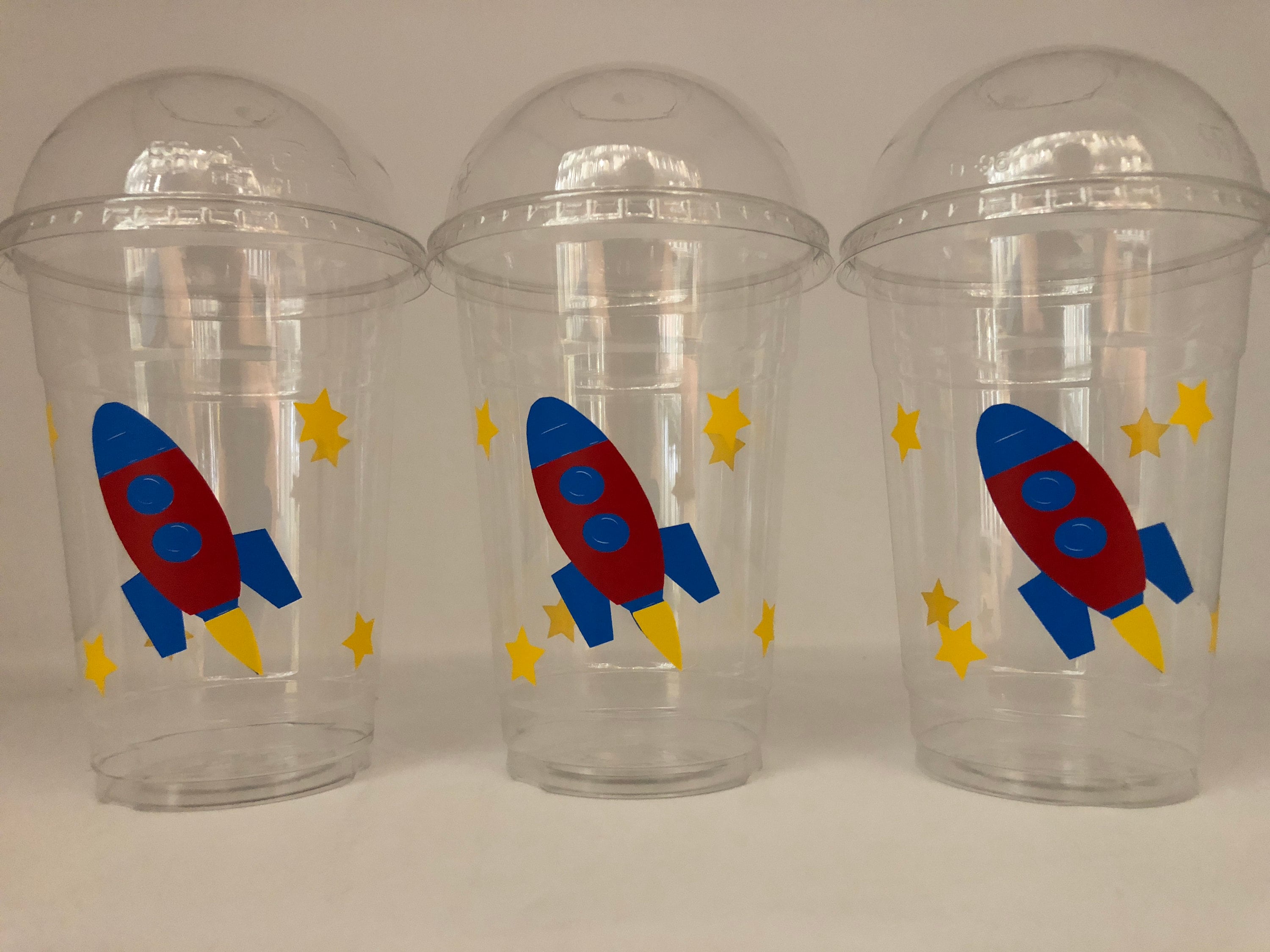 Rocket Party Cups Alien Party Cups Astronaut Party Cups | Etsy