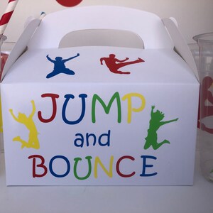 Jump Party Favors, Trampoline Party Favors, Jump Party Supplies ...